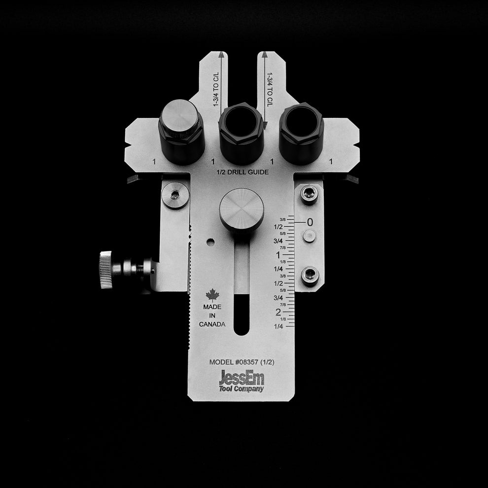 New Stainless Steel Dowelling Jig – JessEm Tool Company