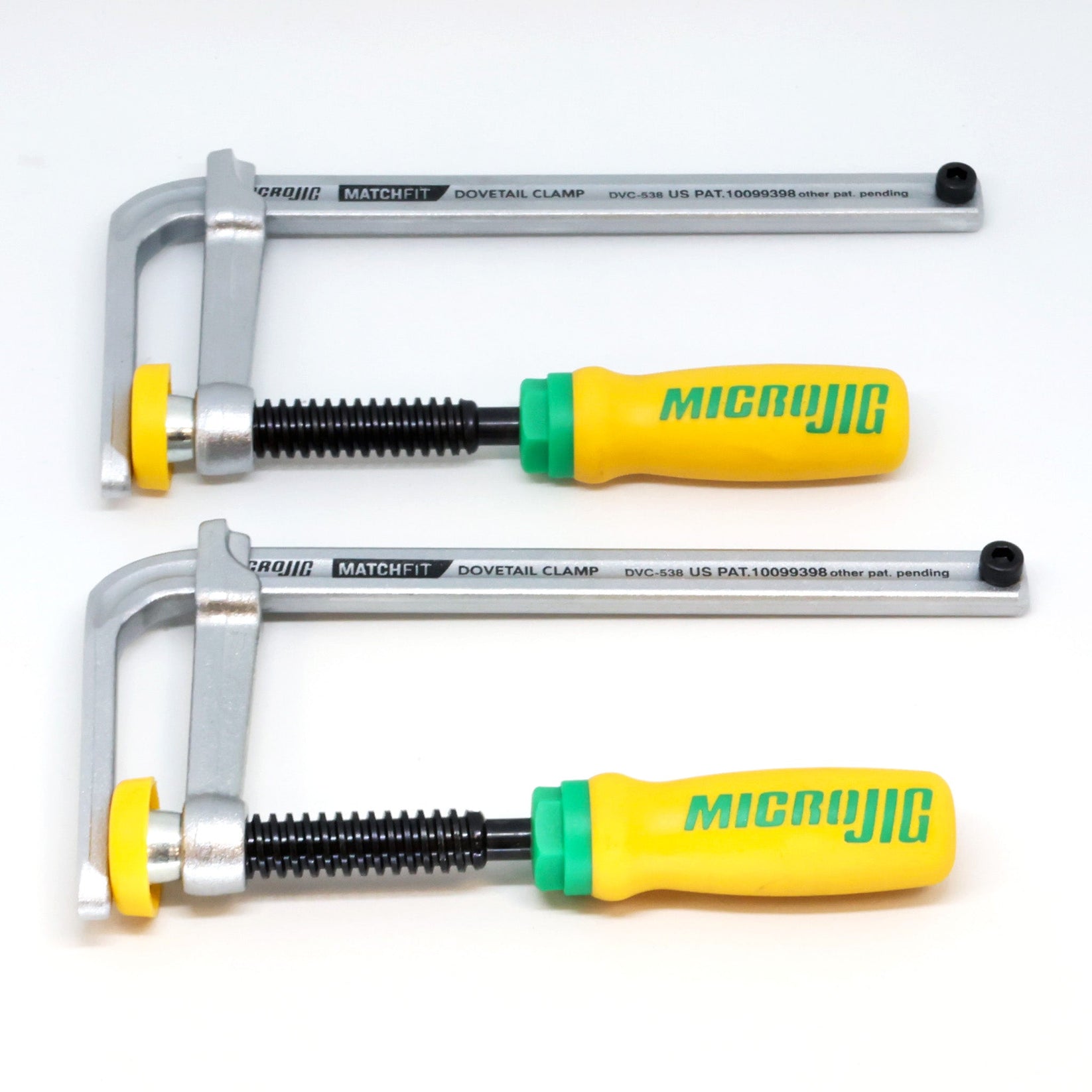 MicroJig MATCHFIT Dovetail Track Clamp (2-pack) – JessEm Tool Company
