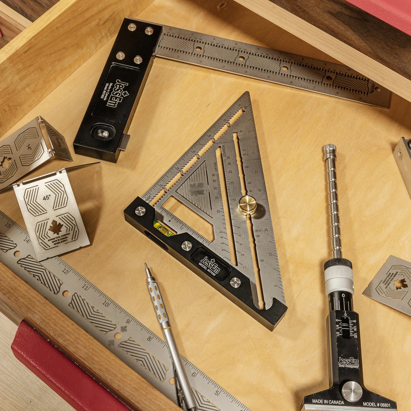 JessEm Precision Quick Angle Square - Stainless Steel Rapid Square wit ...